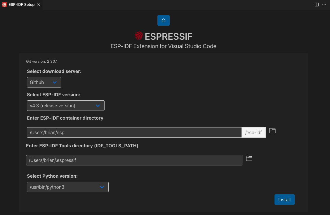 如何在VSCode中快速搭建ESP32 ESP-IDF开发环境？_TomgZHE研习社
